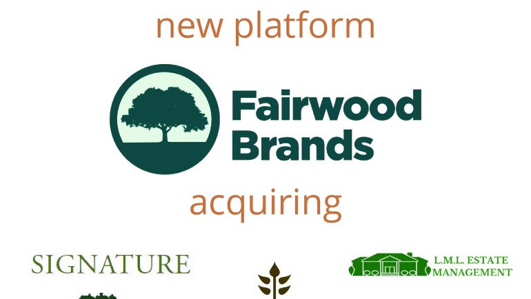 Crane Group forms a new platform, Fairwood Brands, acquiring five landscaping businesses ...